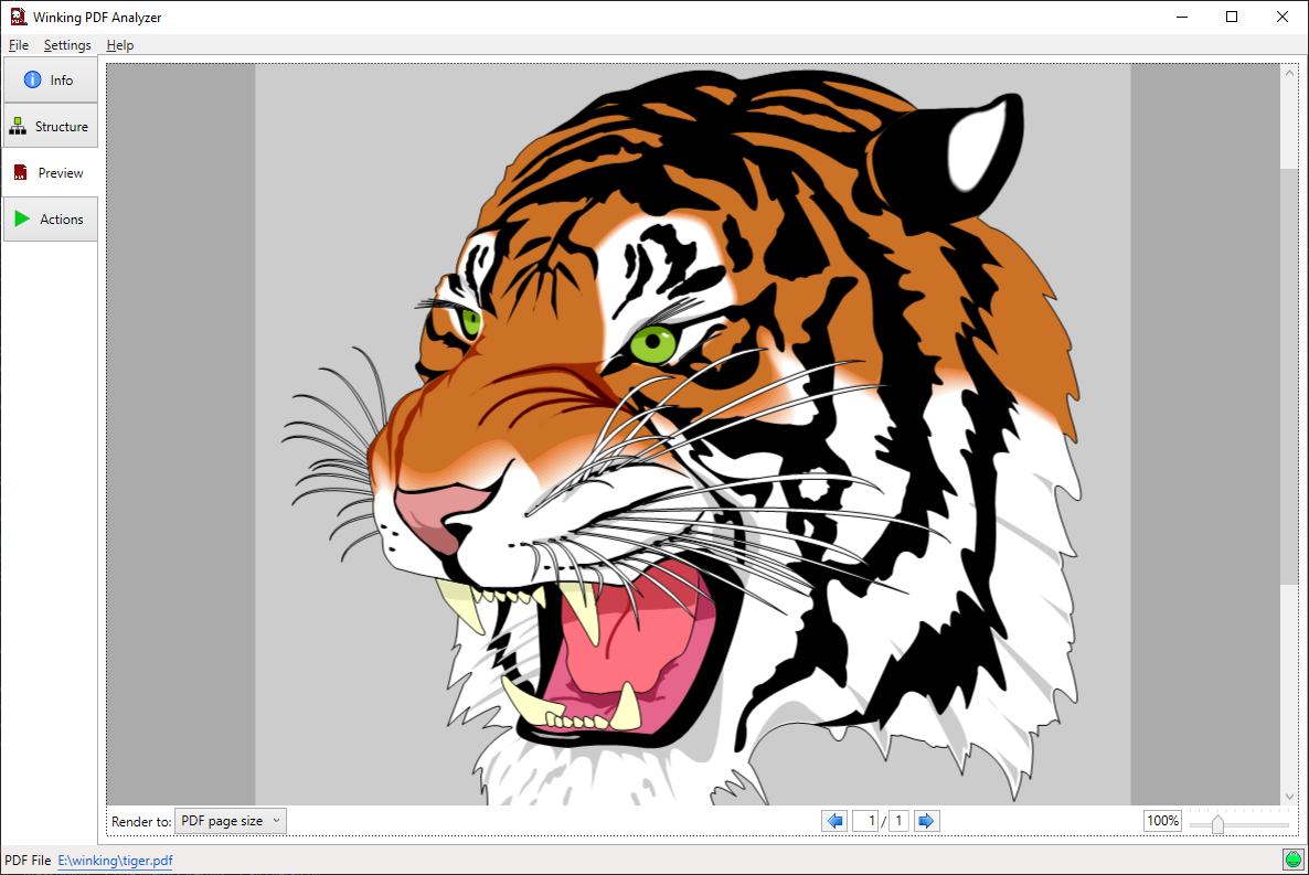 PDF Analyzer - Winking